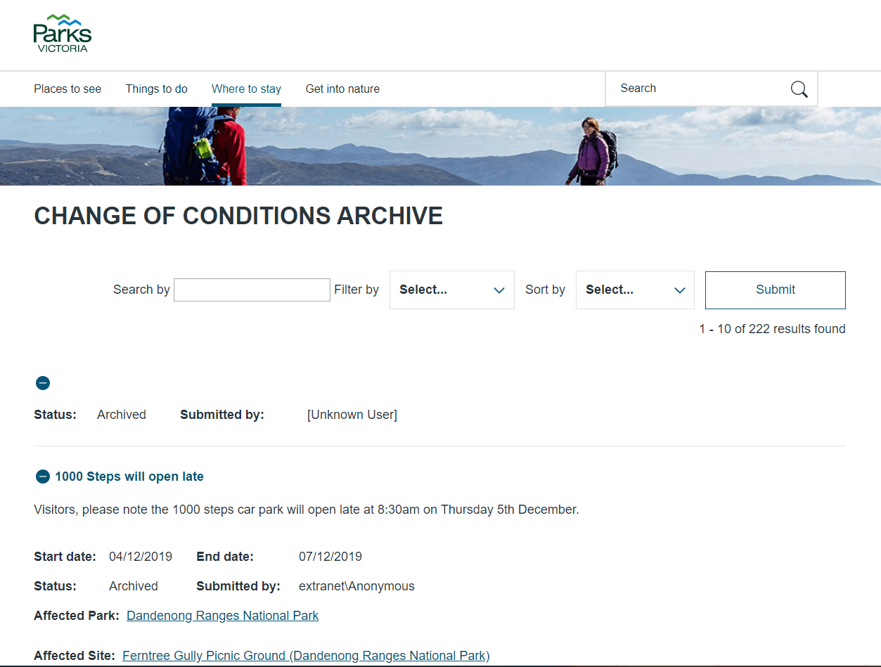 Public Notices Archive