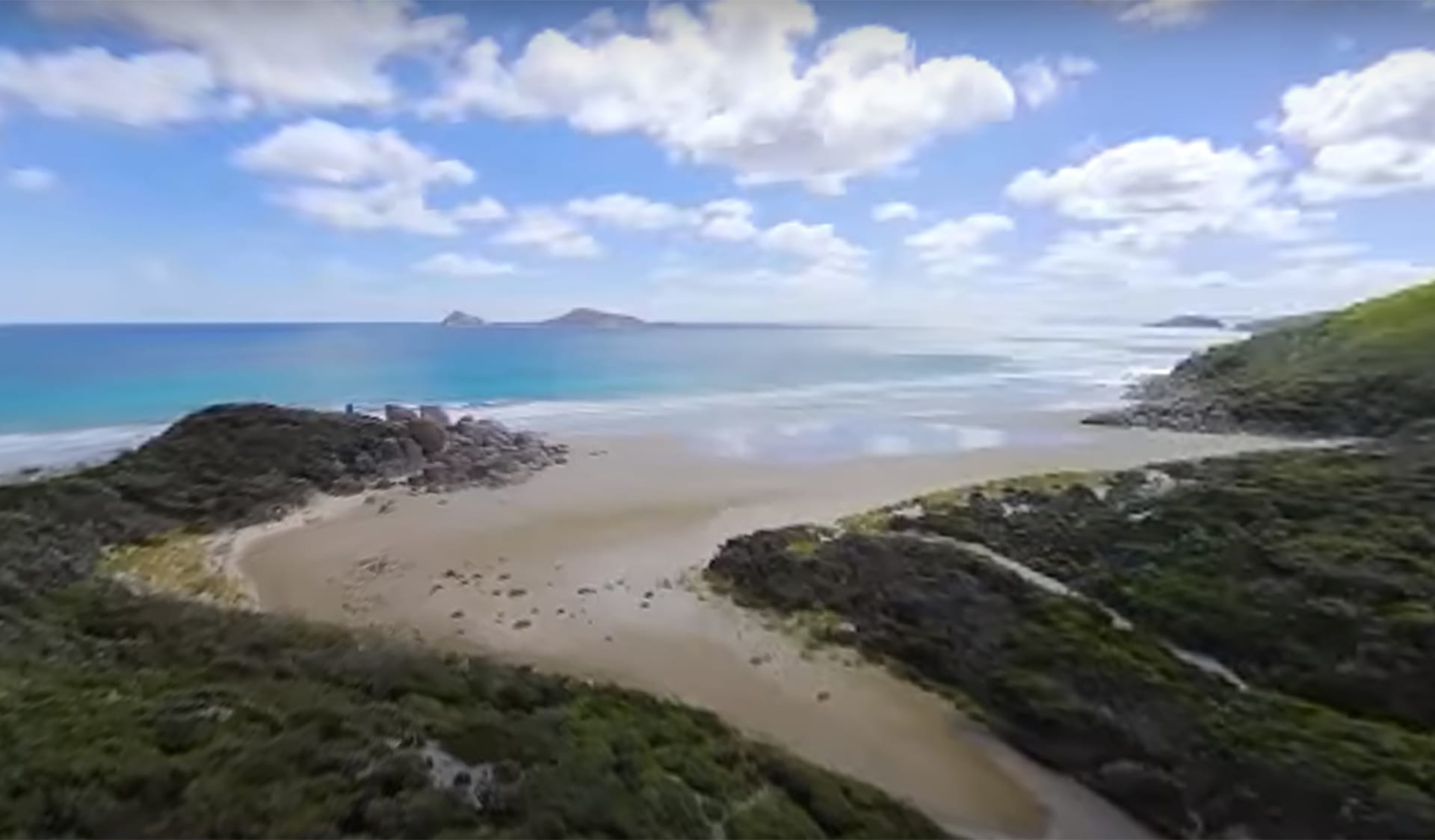 Fly over Wilsons Promontory National Park